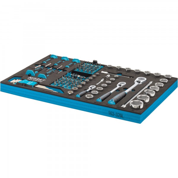 Hazet 100 Pce Tool Set Sockets, Bits & Drivers 163-329/100 Modular Insert Tray For Sale Online ...