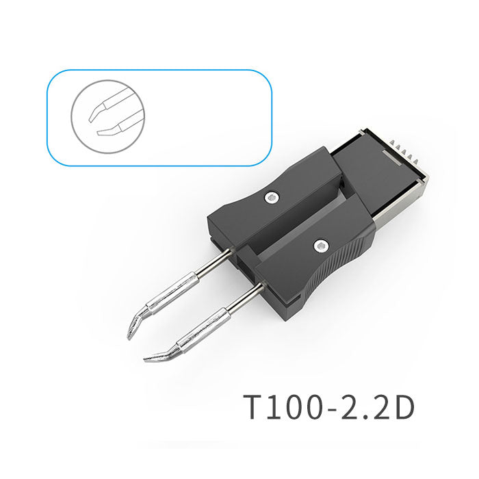 Atten T100-2.2D 100W Integrated Heater 2.2mm Chisel Bent Tweezer Tip for GT Series For Sale ...