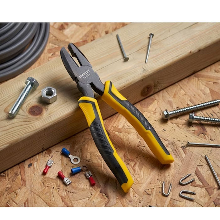 Stanley 3Pc Pliers Set Dynagrip (Combination Diagonal Cutting Multi ...