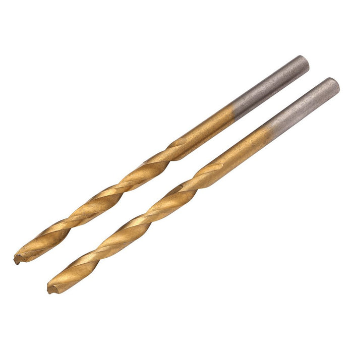 Draper HSS Titanium Nitride Coated Drill Bit 3.5mm x 70mm, 2pk For Sale ...