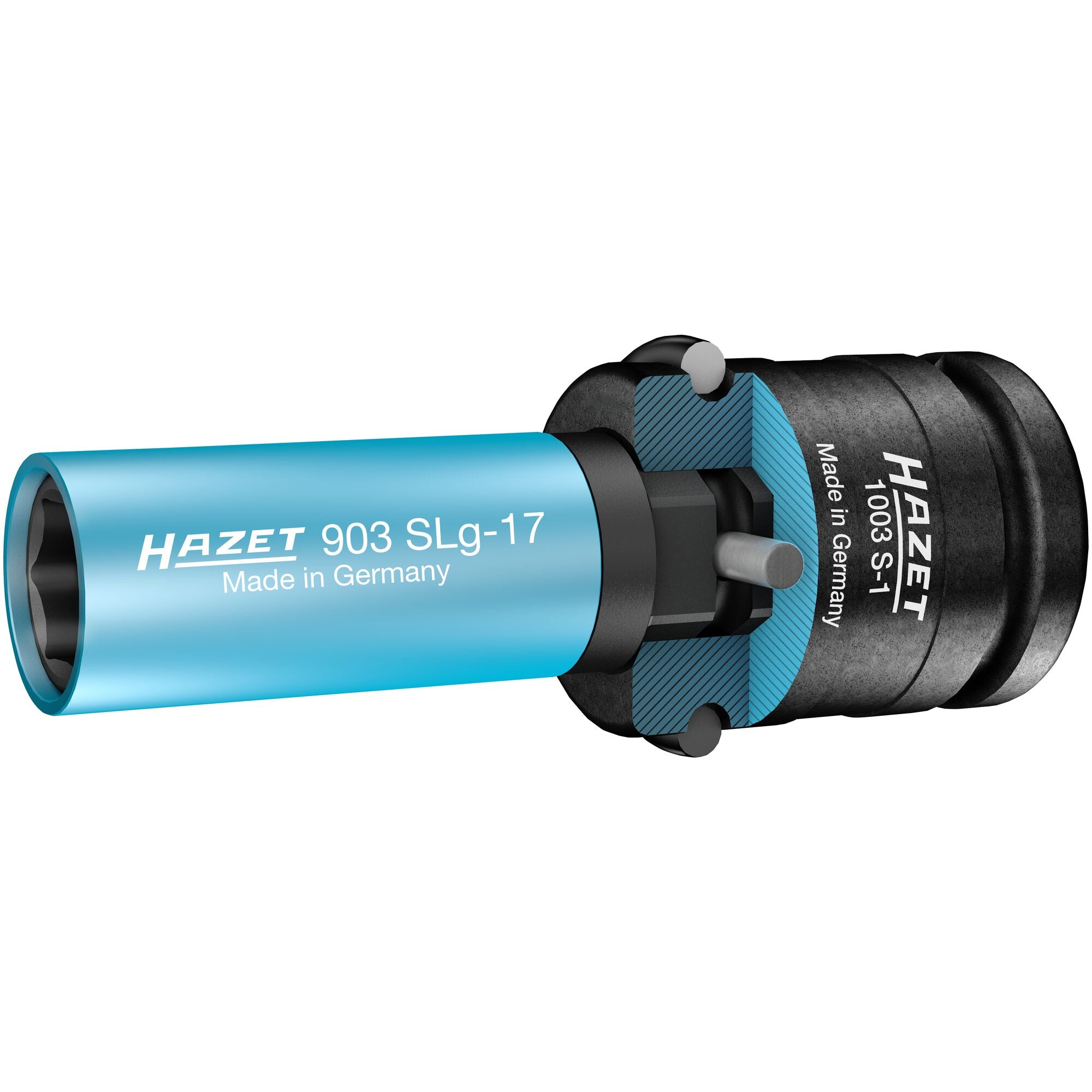Hazet Impact Adapter 1003S-1 Square Hollow 20mm (3/4") Inside Hexagon ...