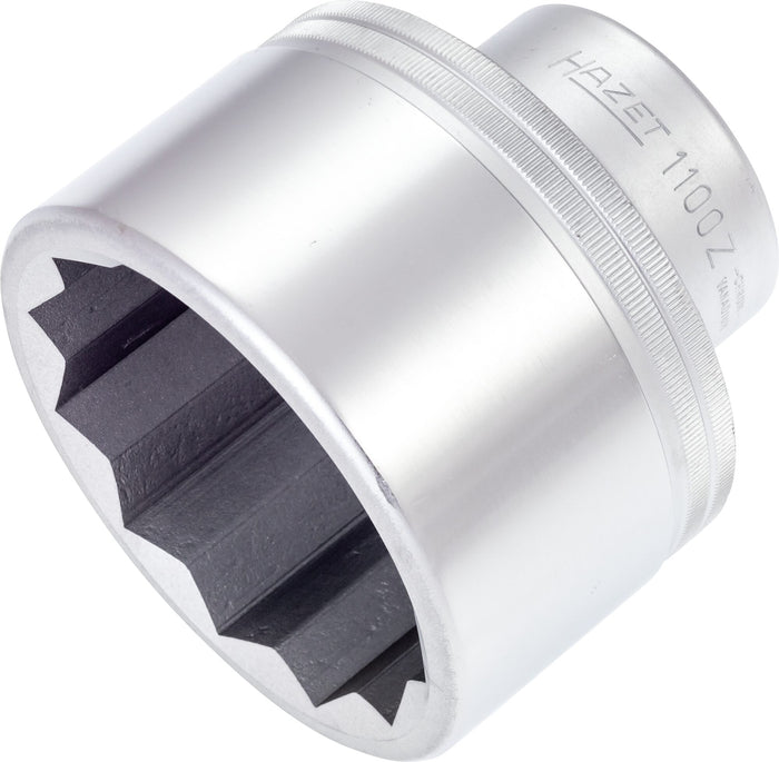 Hazet 1" Square Hollow Socket Outside 12 Point Profile 75mm 1100Z-75 For Sale Online – Mektronics