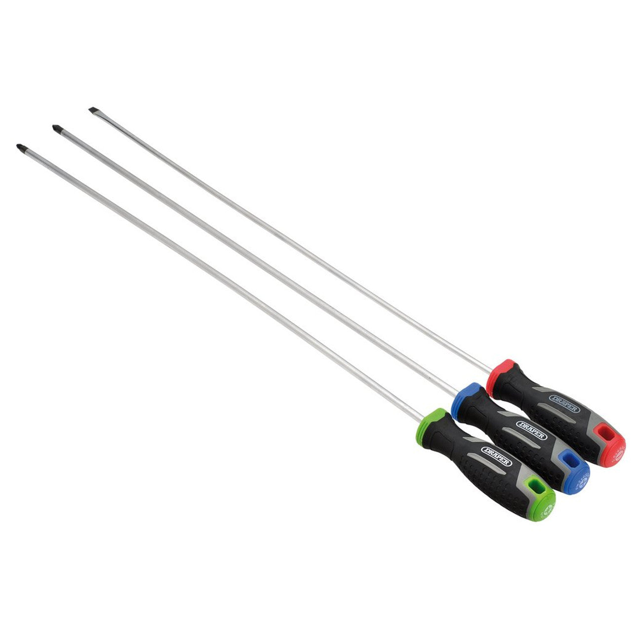Draper Long Reach Soft Grip Screwdriver Set 3 Piece For Sale Online ...