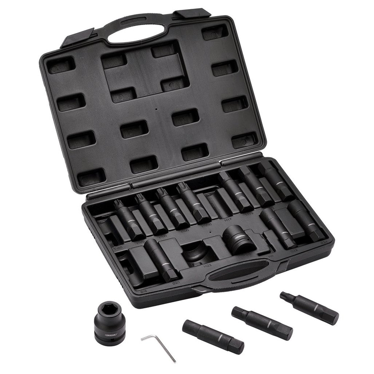 Draper 16Pc 3/4in & 1in Hex Star Bit Set For Sale Online – Mektronics
