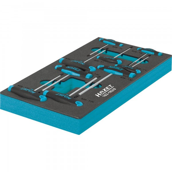 Hazet 9 Pce Torx Screwdriver Set With T-Handle 163-182/9 Modular Insert Tray For Sale Online ...