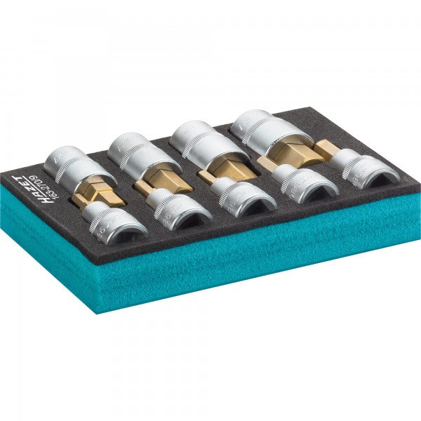 Hazet 9 Pce 1/2" Hex Screwdriver Socket Set 163-270/9 Modular Insert Tray For Sale Online ...
