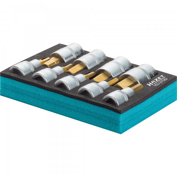 Hazet 9 Pce 1/2" Hex Screwdriver Socket Set 163-270/9 Modular Insert Tray For Sale Online ...
