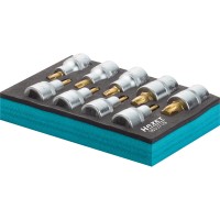 Hazet 9 Pce 1/2" Screwdriver Socket Set Torx 163-271/9 Modular Insert Tray For Sale Online ...