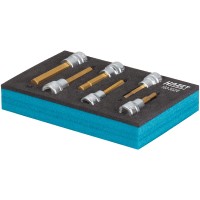Hazet 6 Pce 3/8" Hex Screwdriver Socket Set 163-302/6 Modular Insert Tray For Sale Online ...