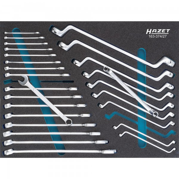 Hazet 27 Pce Wrench Set 163-374/27 Modular Insert Tray For Sale Online – Mektronics