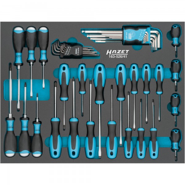 Hazet 41Pce Screwdriver Set 163-526/41 Modular Insert Tray For Sale Online – Mektronics