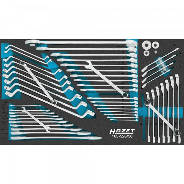 Hazet 56Pce Wrench Set 163-528/56 Modular Insert Tray For Sale Online – Mektronics