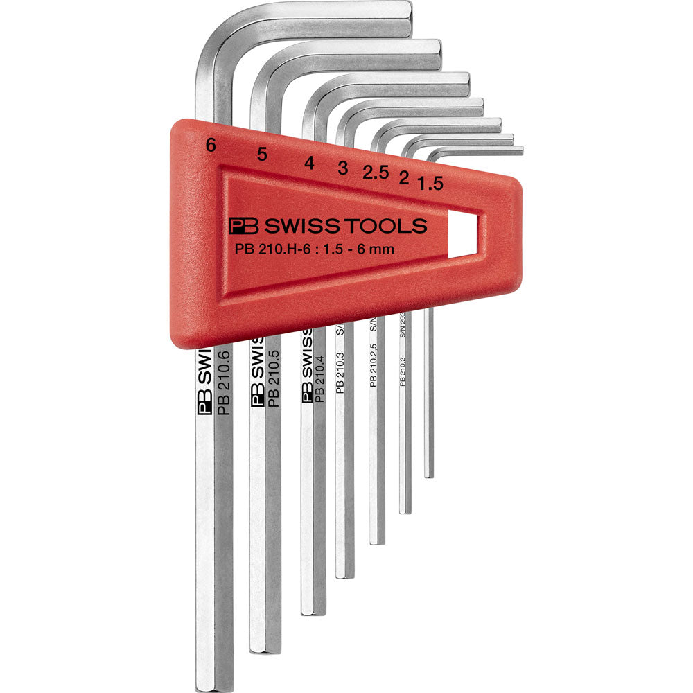 PB Swiss 7 Pce Metric Hex Key L-Wrench Set (1.5-6mm) For Sale Online ...