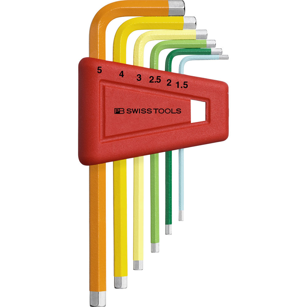 PB Swiss Rainbow 6 Pce Metric Hex Key Set (1.5-5mm) For Sale Online ...