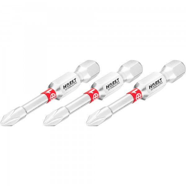 Hazet Long Phillips Bit PH1 3 Pack 1/4in Hex 2215NSLG-PH1/3 For Sale ...
