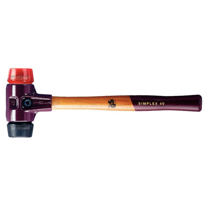 Halder SIMPLEX Soft-Face Mallet Rubber/Plastic with Wooden Handle ...