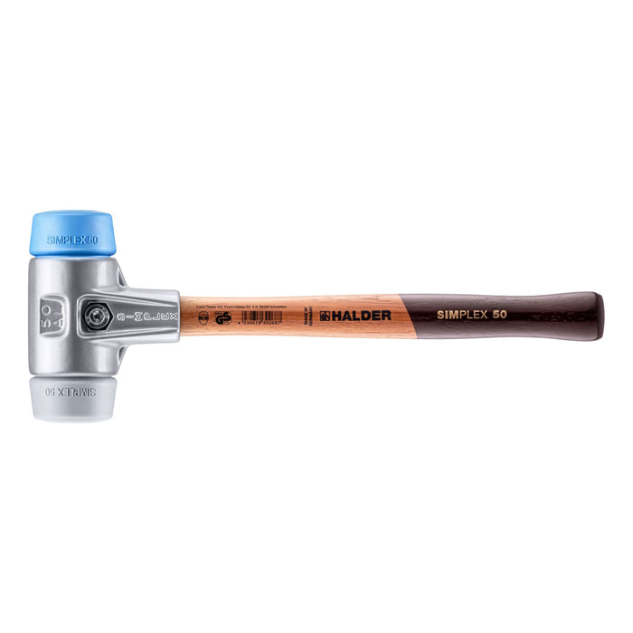 Halder SIMPLEX Soft-Face Mallet Aluminium Housing & Wooden Handle TPE ...