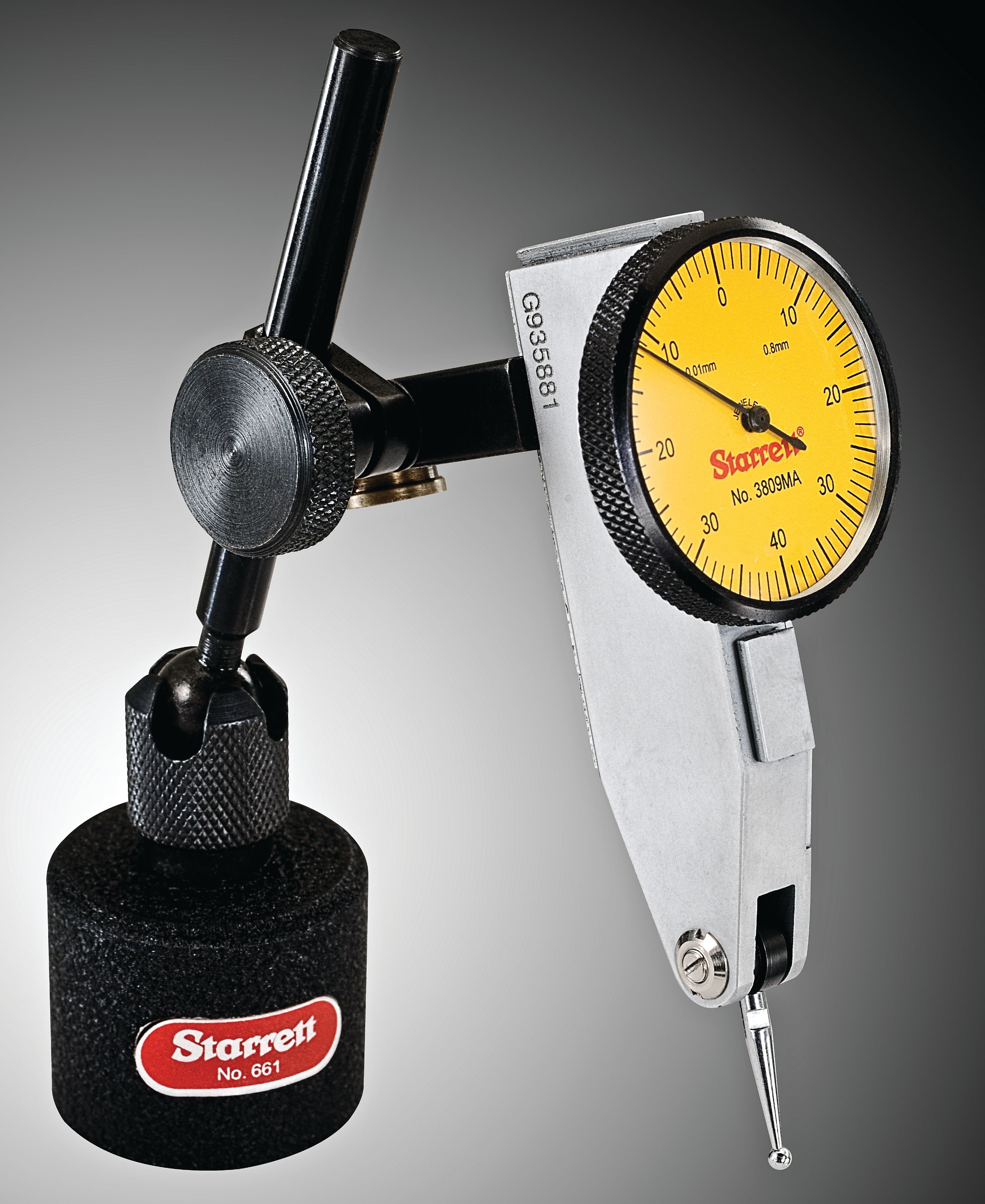 Starrett Dial Test Indicator with Dovetail Mount 3709MA For Sale Online ...