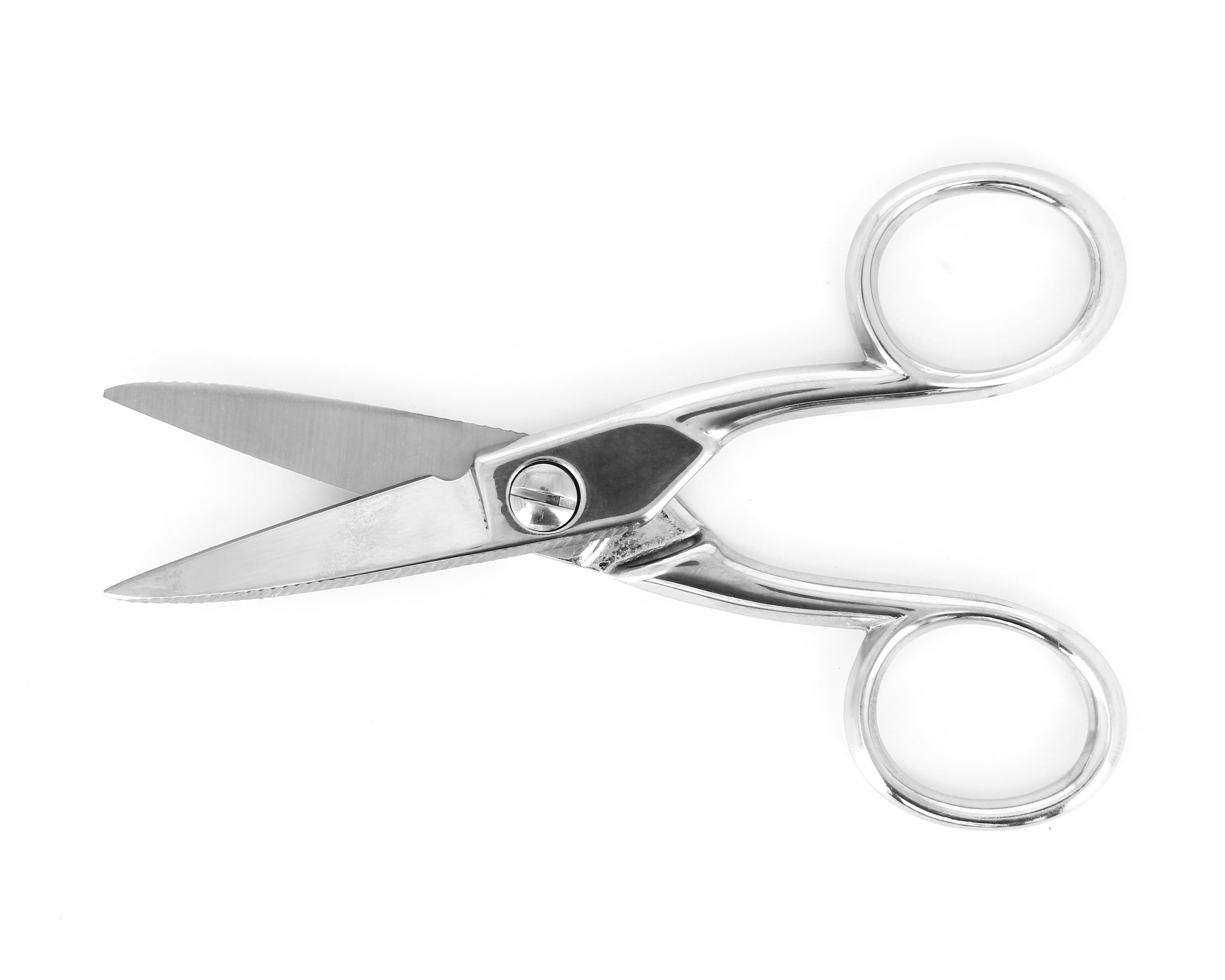 Ideal-Tek Carbon Steel Nickel Plated ProCut Electrician Scissors 396N ...