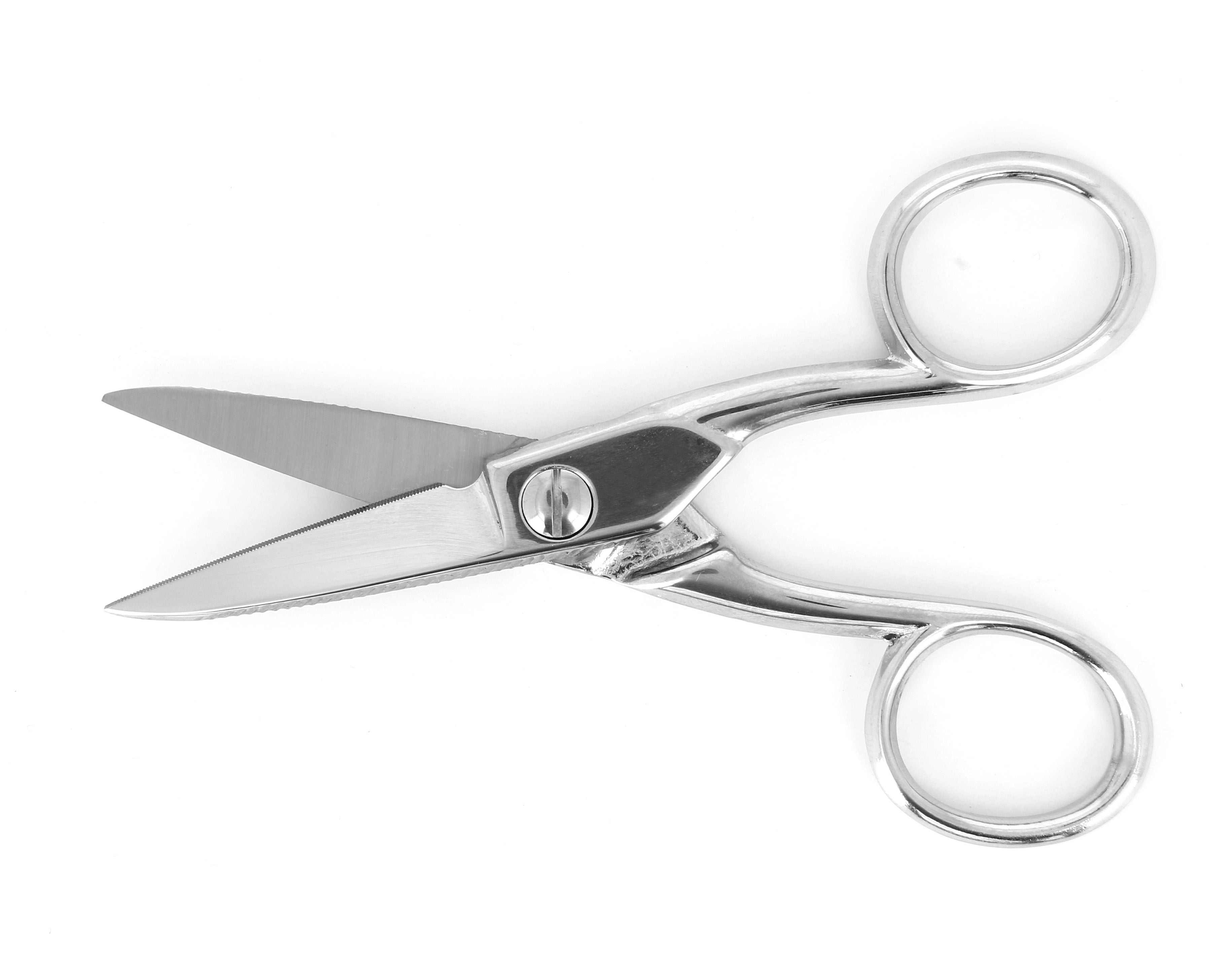 Ideal-Tek Carbon Steel Nickel Plated ProCut Electrician Scissors 396NMT ...