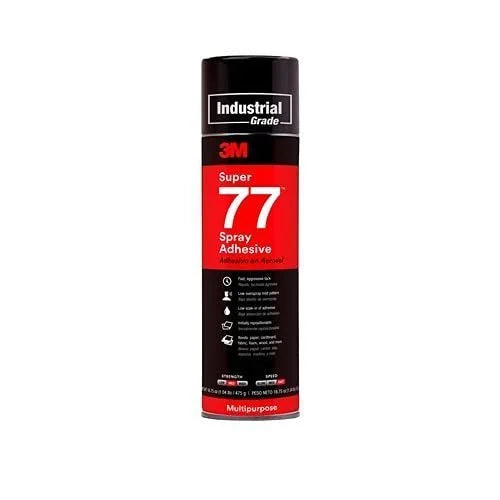 3M MLTPRP Super 77™ Multipurpose Spray Adhesive Clear 374ml * BOX OF 12 ...