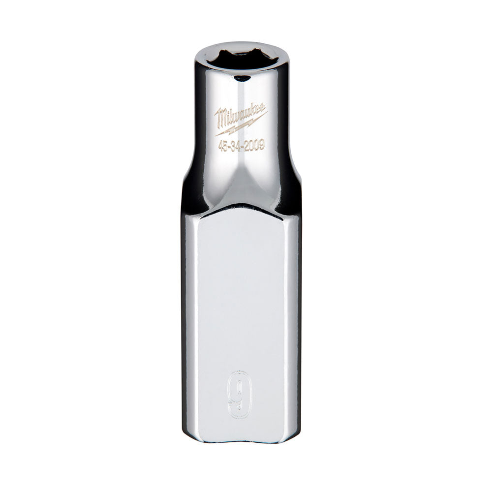 Milwaukee 1/2" Drive 9mm Metric Standard 6-point Socket For Sale Online ...