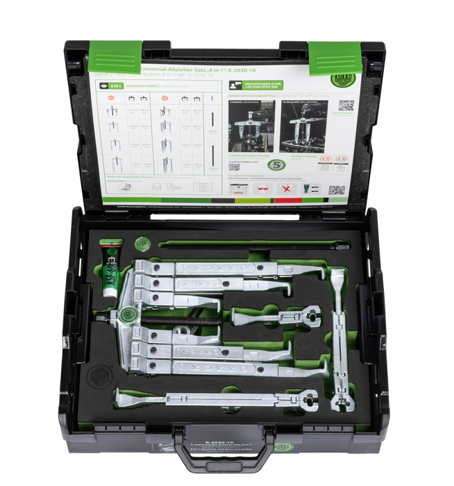 Kukko 2 and 3 Arm Universal Puller Set