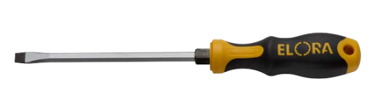 Elora Screwdriver plain slot 1.0x5.5 with hexagon blade and hexagon ...