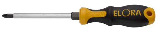 Elora Screwdriver cross slot with hexagon blade and hexagon section 559 ...