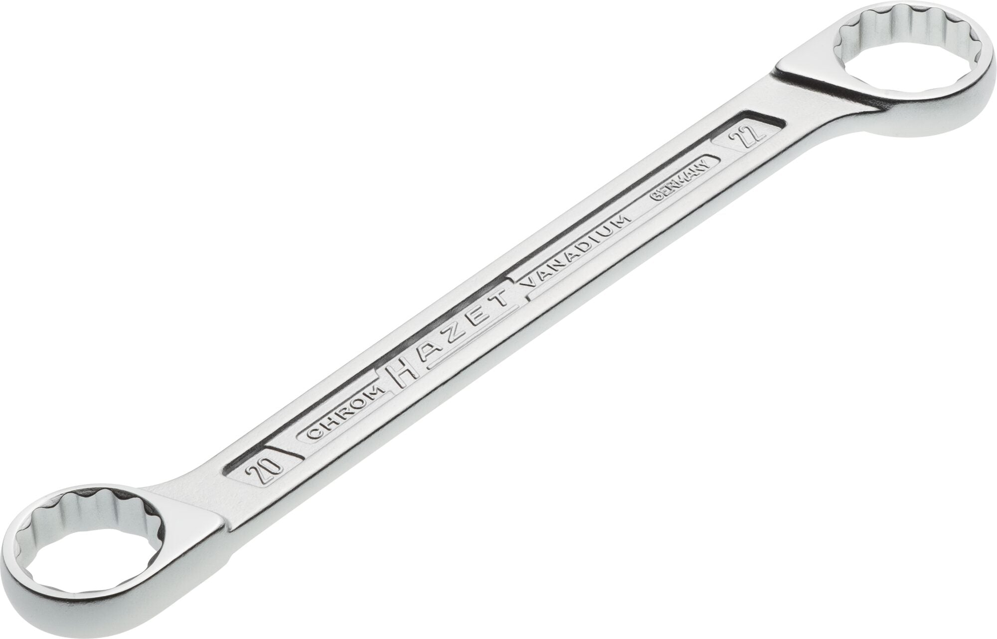 Hazet Double Box-End Wrench 610N-20X22 Outside 12-Point Traction ...