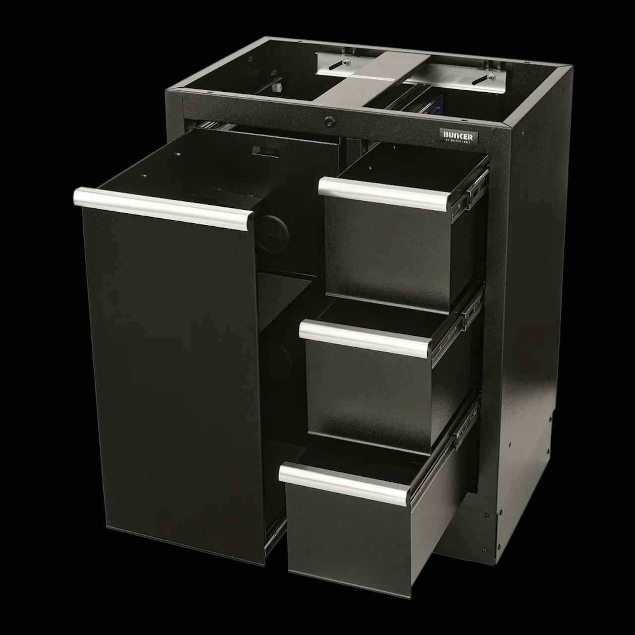 Draper 18843 Bunker Modular Power Tool Base Cabinet 4 Drawer 680mm For ...