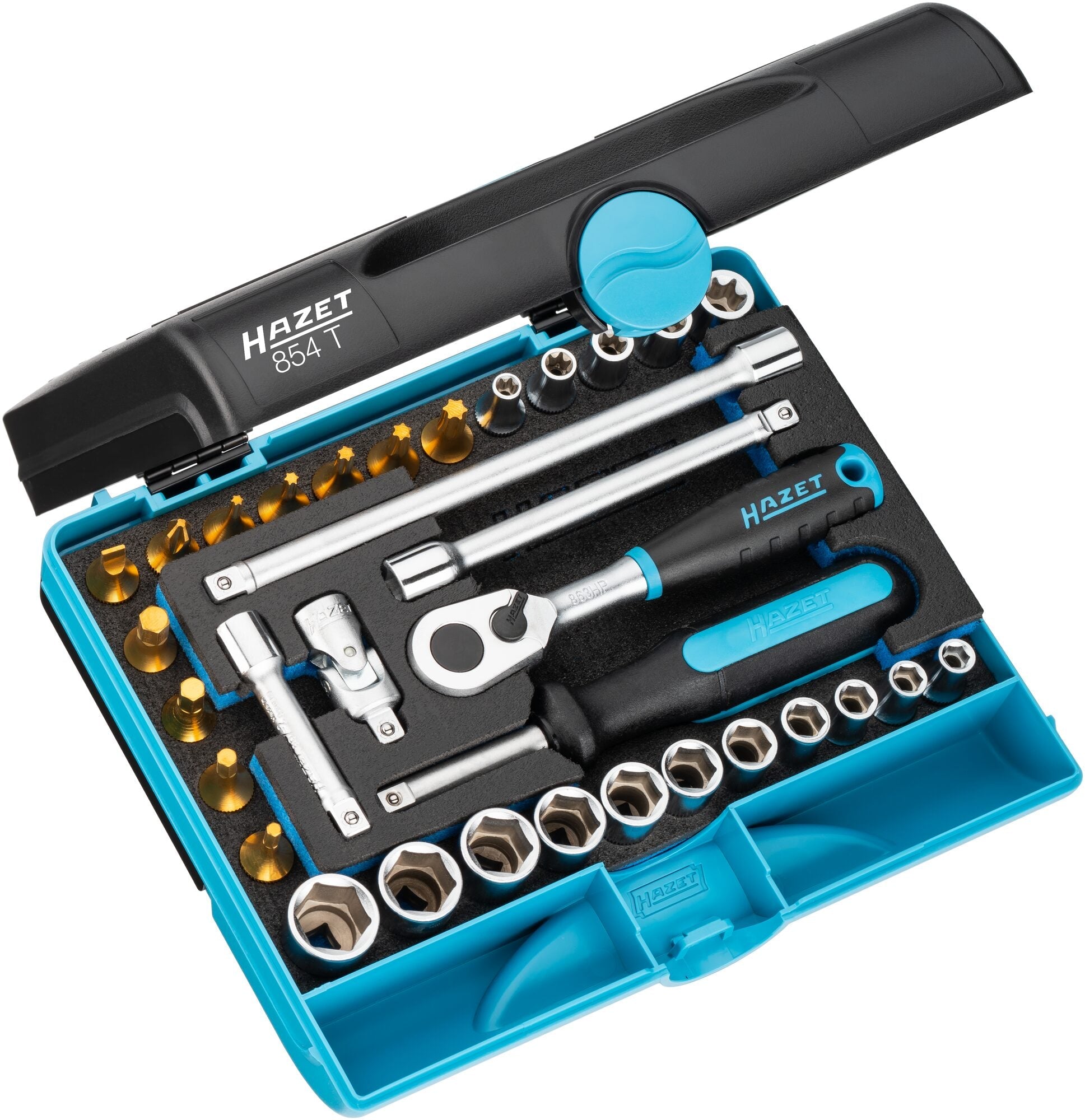 Hazet 33 Pce 1/4in Socket Set 854T For Sale Online – Mektronics