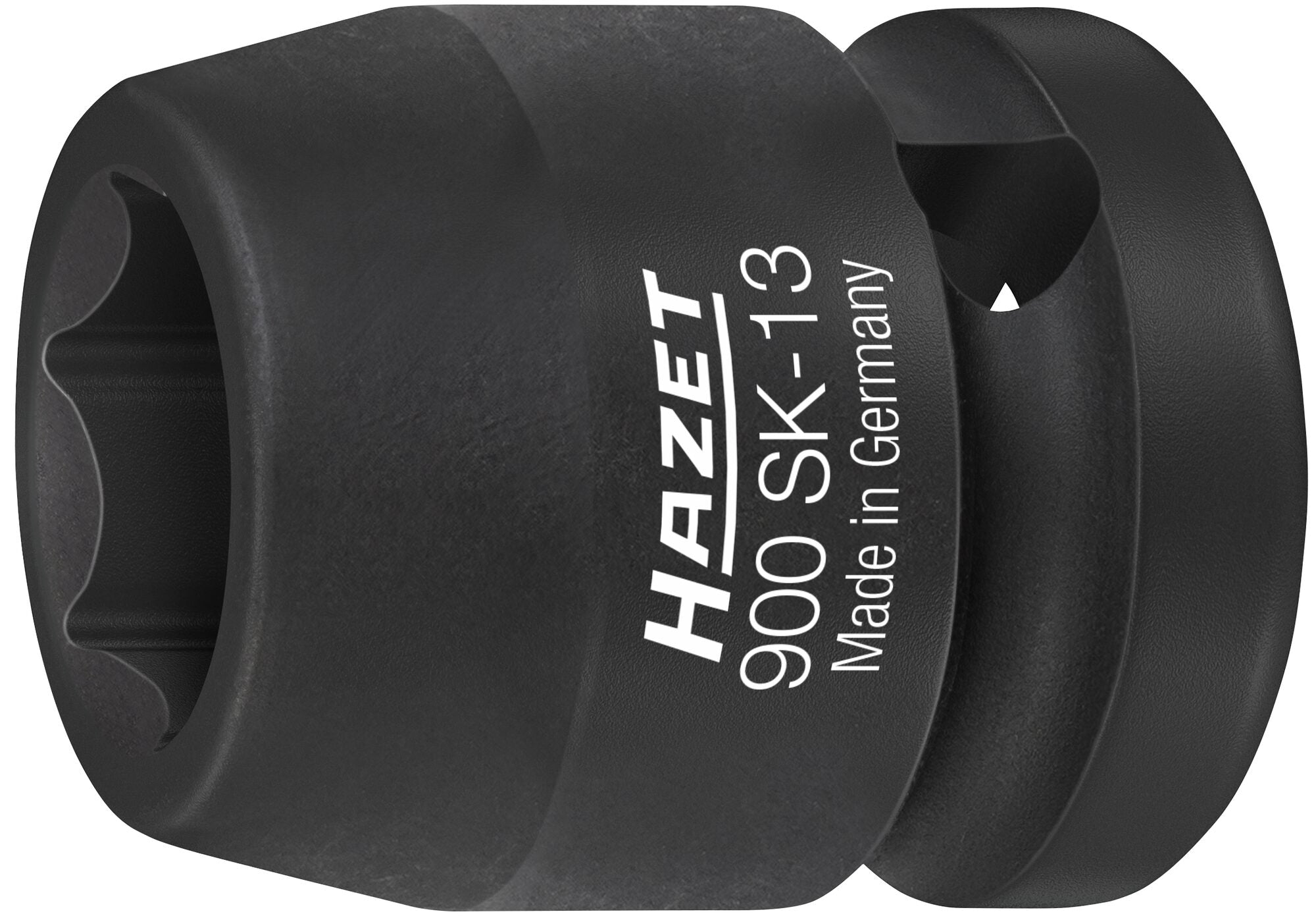 Hazet 1/2" (12.5mm) Square Hollow Impact Socket Outside Hexagon Traction Profile 13mm 900SK-13 ...