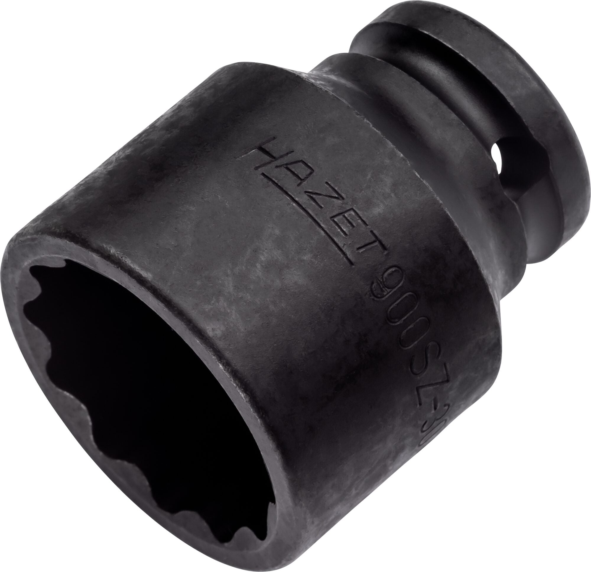 Hazet 1/2" (12.5mm) Square Hollow Impact Socket Outside 12-Point Traction Profile 30mm 900SZ-30 ...