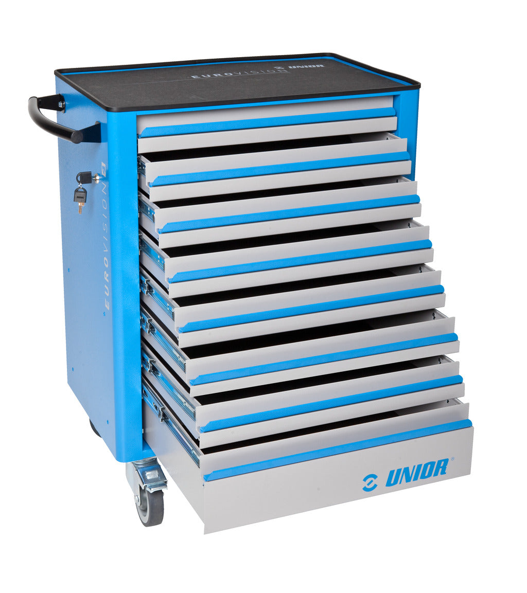Unior 1011DEV6 Tool Set with Tool Carriage/Cabinet, 238 Pce For Sale ...