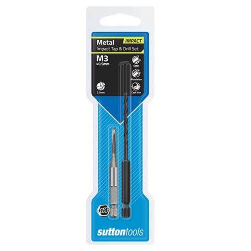 Sutton Impact Tap - M Tap & Drill Set M105 M3 x 0.5 For Sale Online ...