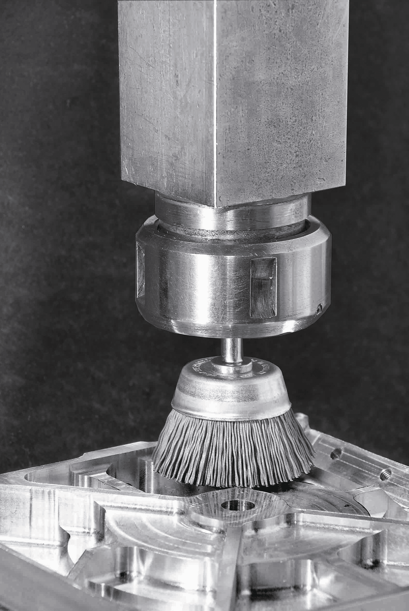 Lessmann Cup Brushes with 6mm Shank Dia 70mm Brass Wire MES Crimped 0 ...