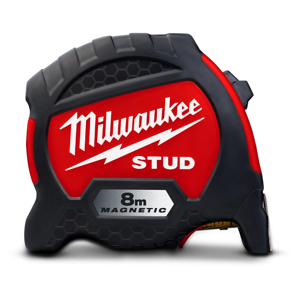 Milwaukee 8m Magnetic STUD™ Tape Measure For Sale Online – Mektronics
