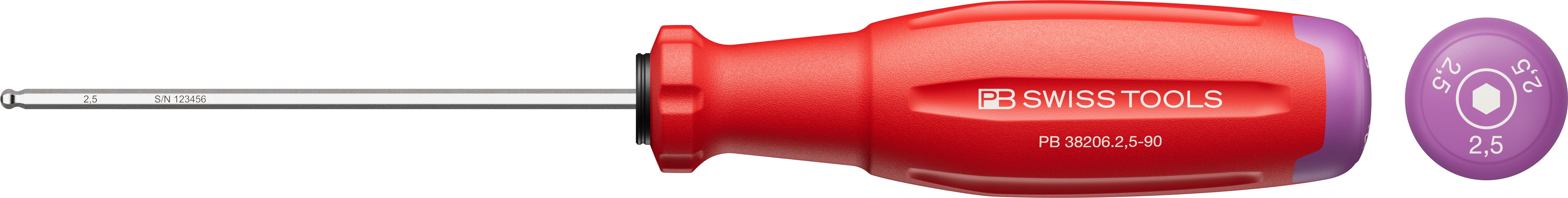 PB Swiss SwissGrip Evo Hex Ball Point Screwdriver 2.5 x 90mm For Sale ...
