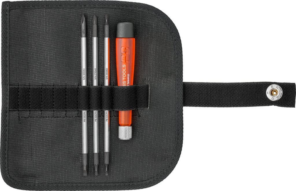 PB Swiss 510 Screwdriver Set with Duplex Blades in Roll-Up Case (in ...