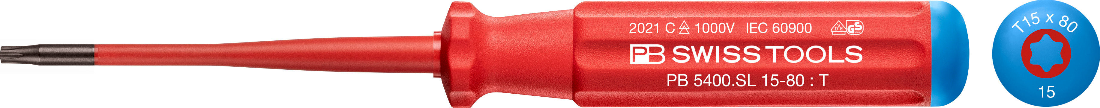 PB Swiss 5400 SL VDE Slim Torx Screwdriver TX15 For Sale Online ...