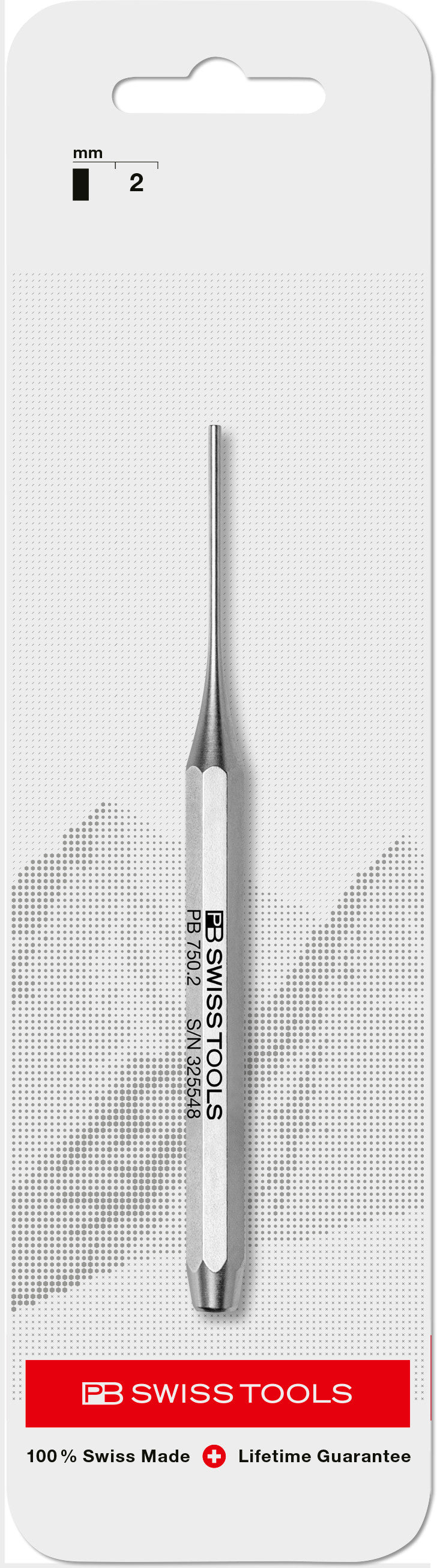 PB Swiss 750 Pin Punch Drift Punch Octagonal 2mm Point in Skin Pack For ...