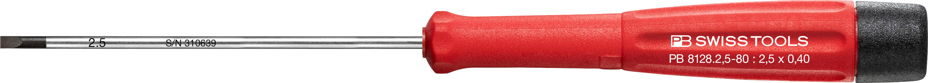 PB Swiss Electronics Slotted Screwdriver 2.5 x 80mm For Sale Online ...