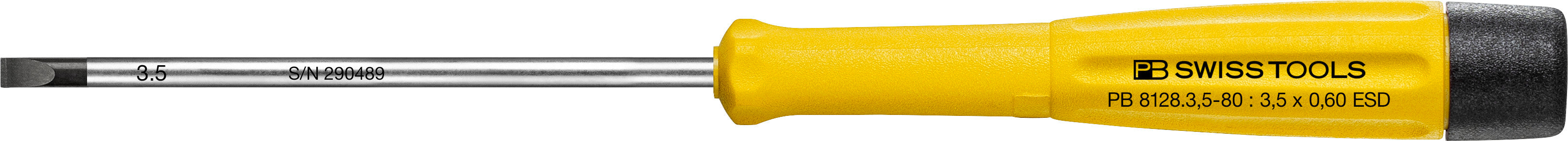 PB Swiss 8128 ESD Electronics Slotted Screwdriver 3.5 x 80mm For Sale ...