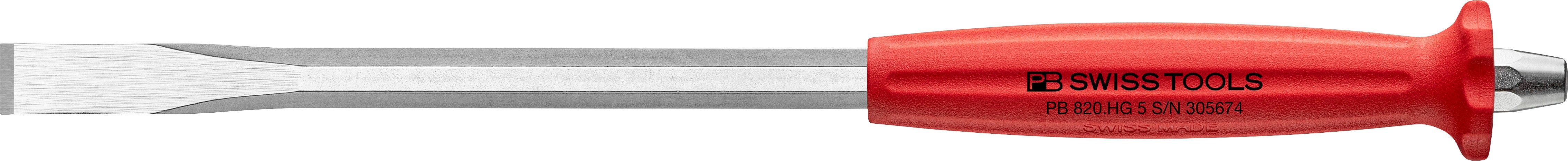 PB Swiss 820 HG Electrician’s Flat Chisel with Handle 12mm Cut Width ...