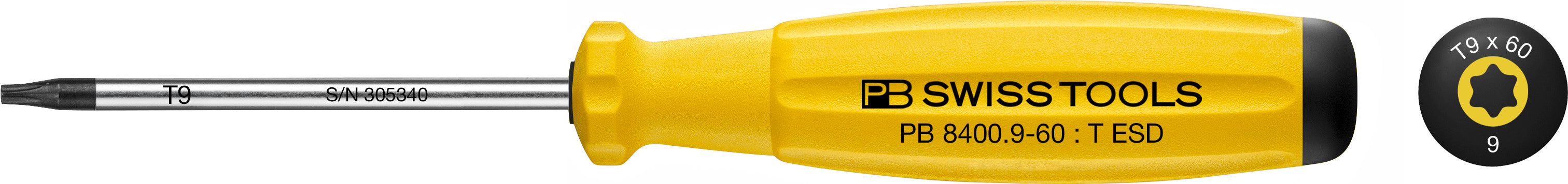 PB Swiss Torx TX9 SwissGrip ESD Screwdriver For Sale Online – Mektronics