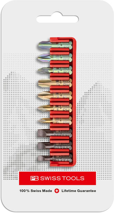 PB Swiss C6 701 CN PrecisionBits C6 Set in BitBlock 10 Pce SL/PH/PZ For ...