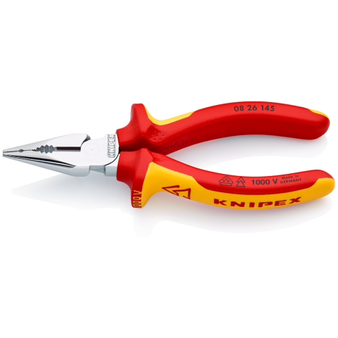 Knipex 1000V Needle Nose Combination Pliers 145mm 08 26 145 For Sale Online Mektronics