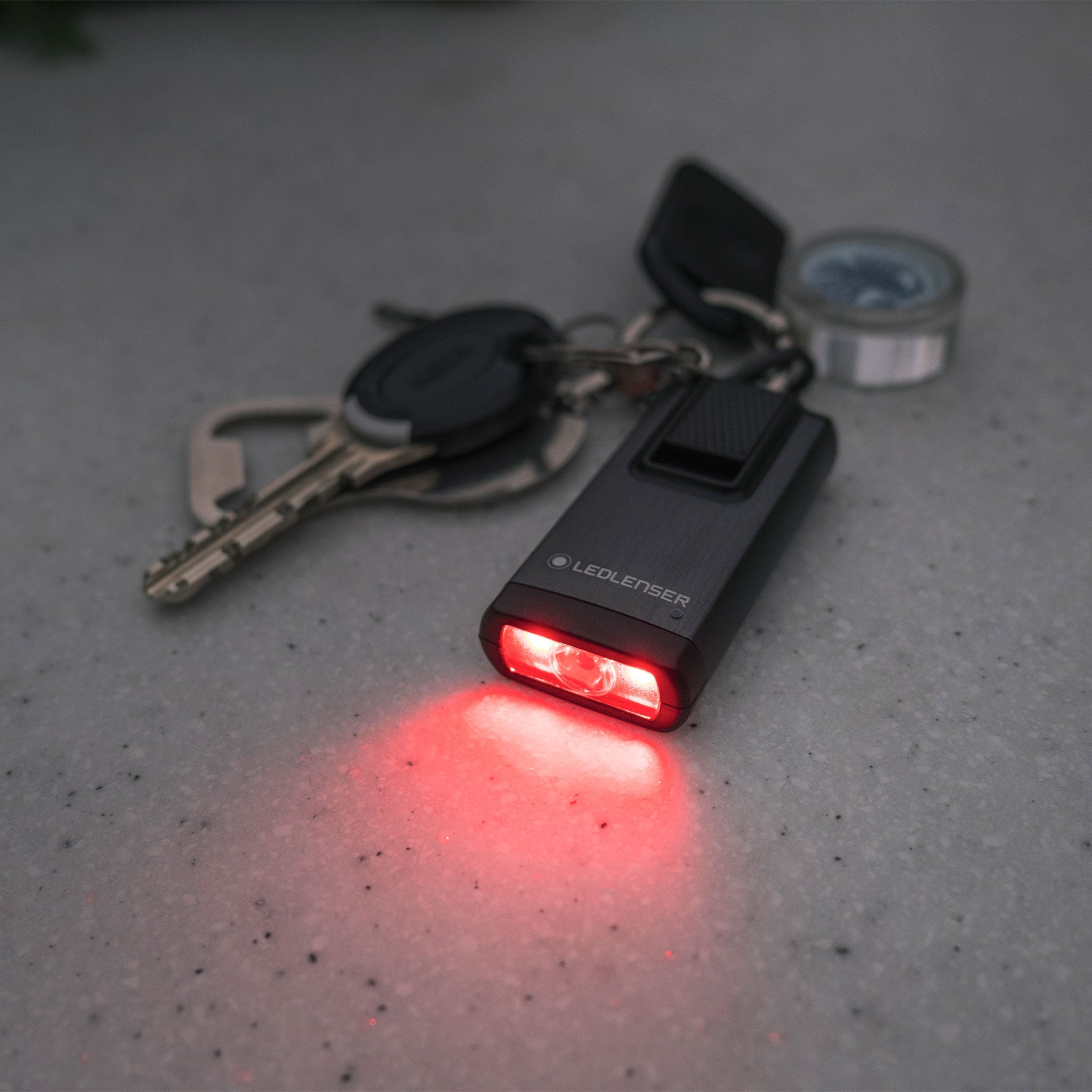 Ledlenser K6R 400lm Rechargeable LED Pocket Keyring With Red Light Mode ...
