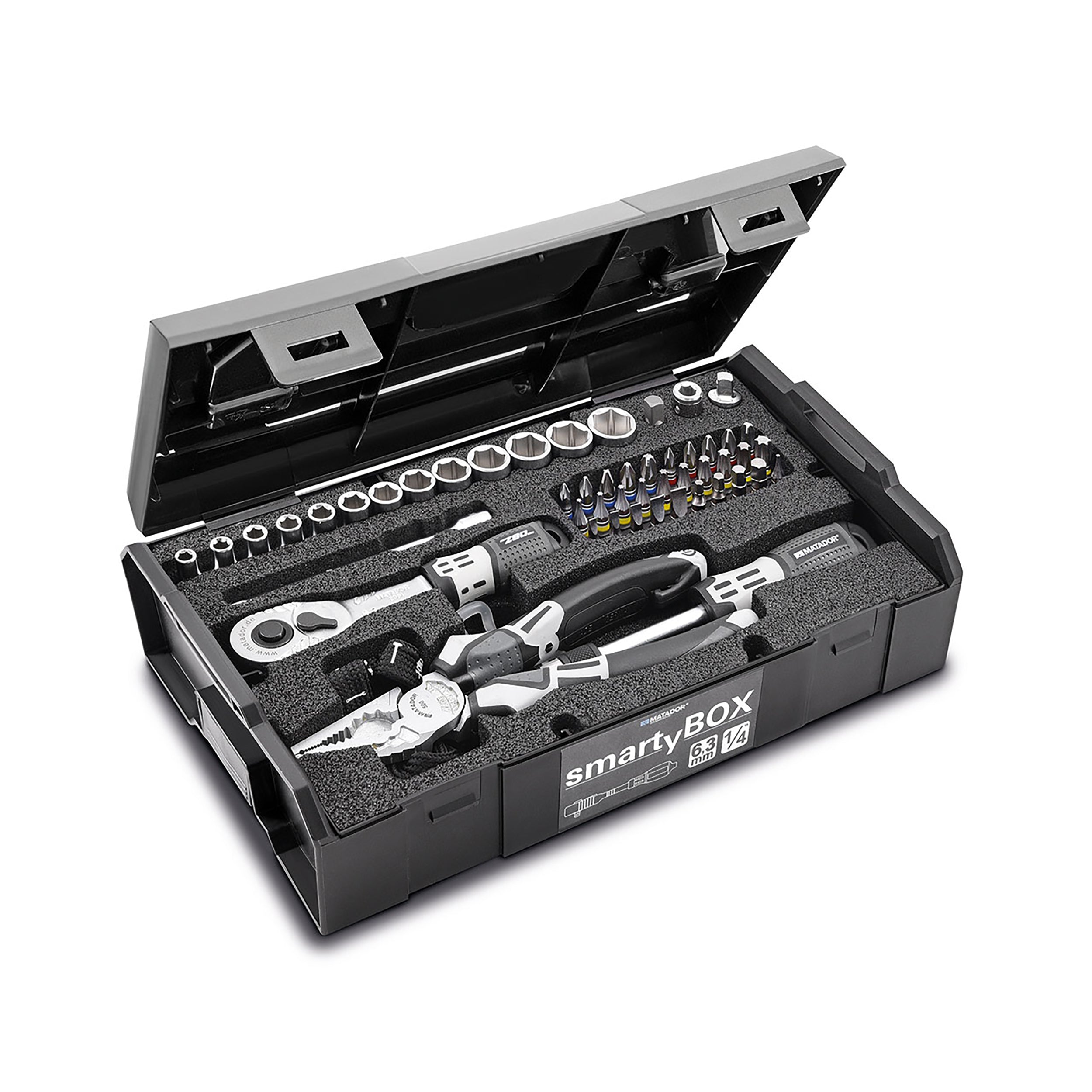 Matador smartyBOX S1 1/4" Universal Socket & Bit Set, 61 Piece For Sale ...